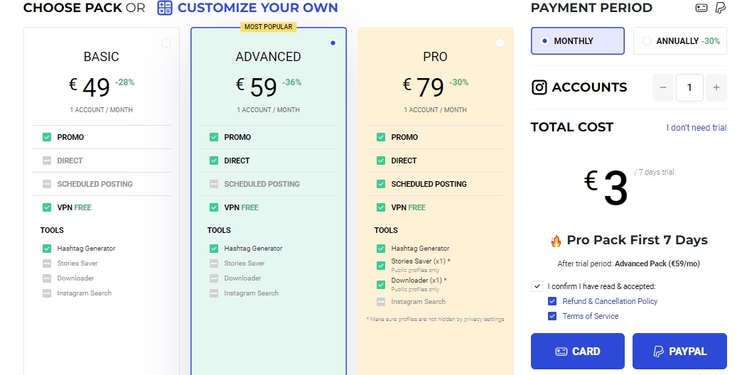 Inflact — x2 More Effective Instagram Bot
